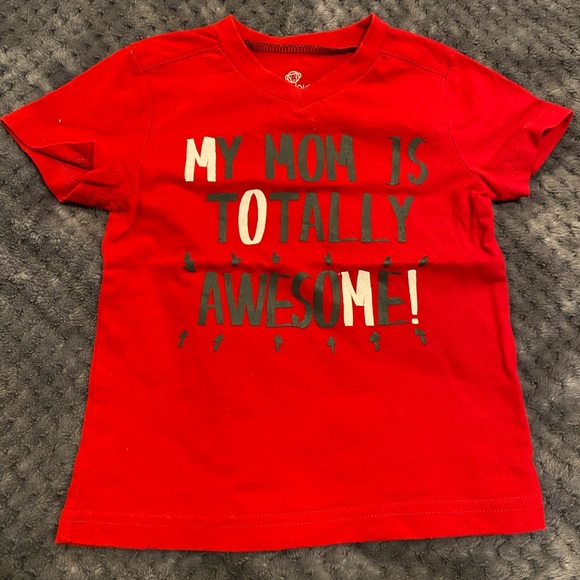 okie dokie | Shirts & Tops | Ec Super Cute My Mommy Is Awesome Tshirt Sz8mo | Poshmark